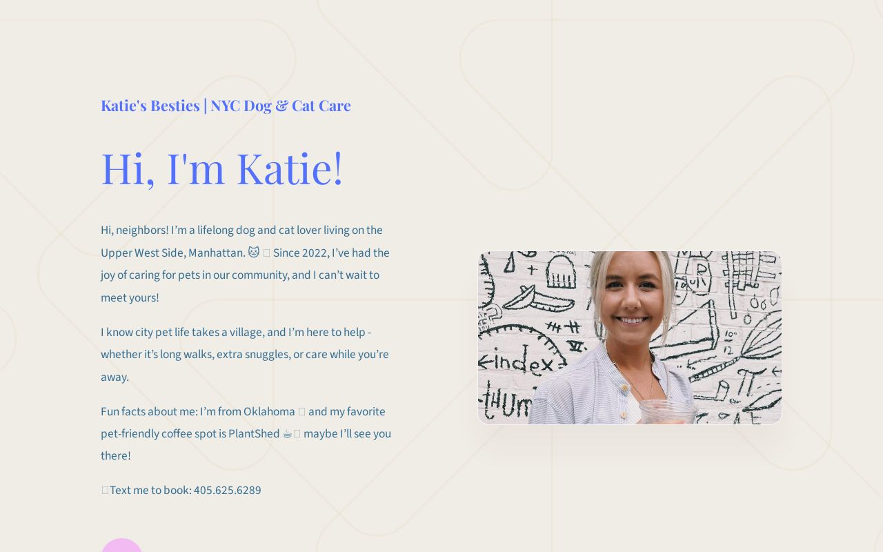 Katie's Besties: NYC Dog & Cat Care